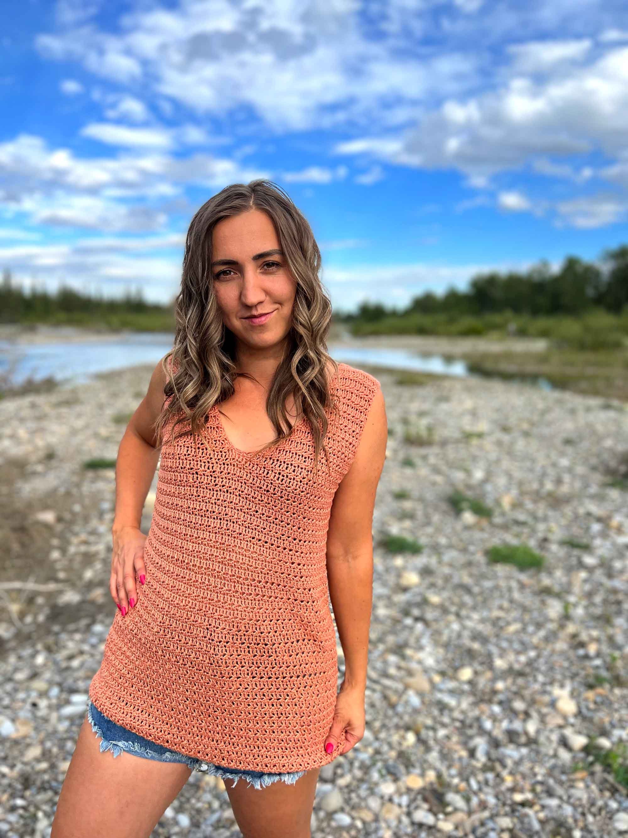 Back at Ya Crochet Summer Top Pattern, Crochet Open Back Pattern ...