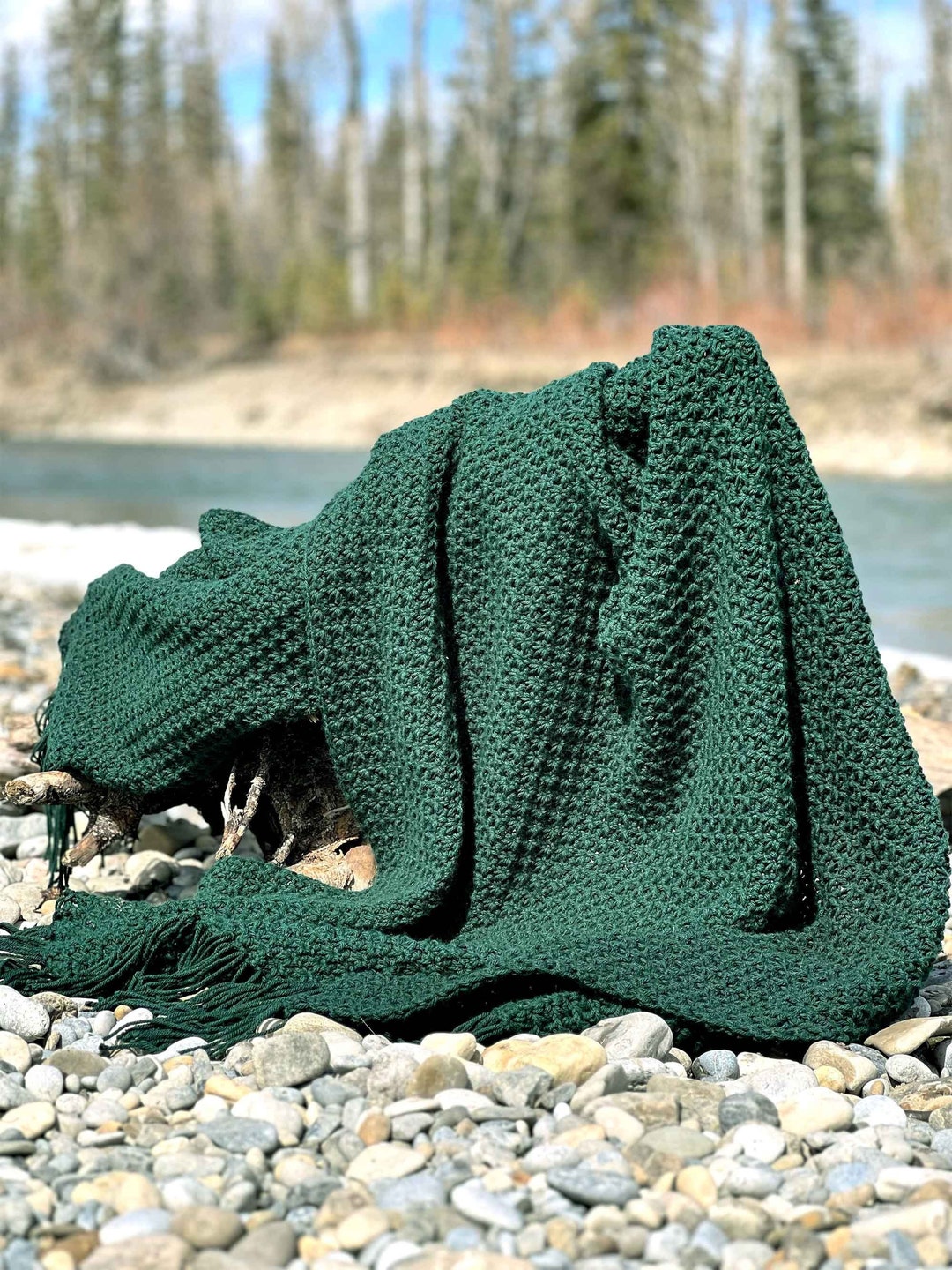 Crochet Forest Dream Blanket Pattern, Crochet Throw Pattern, Crochet ...