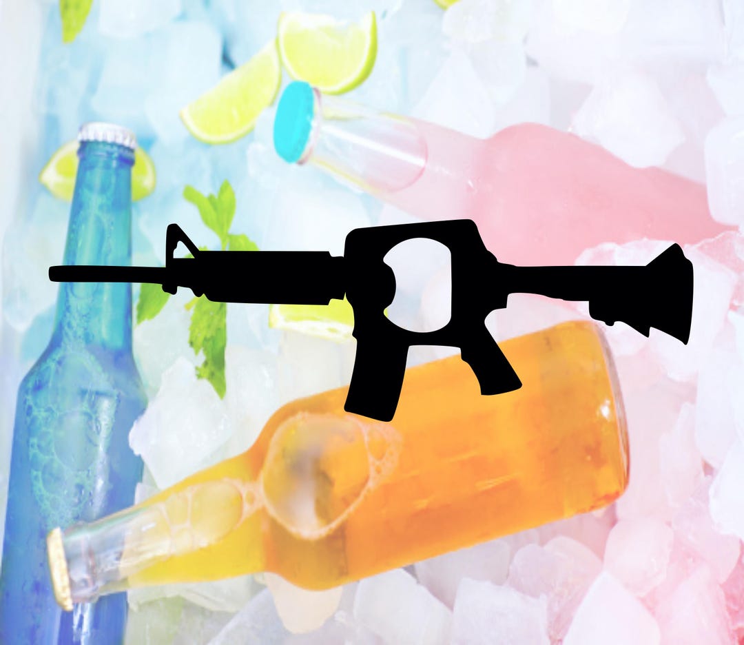AR 15 Bottle Opener, Gun Bottle Opener, Assault Rifle Bottle Opener ...