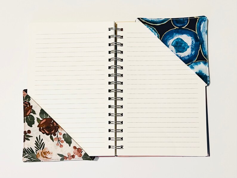 Corner Bookmarks | Square Bookmarks | Geode Bookmarks | Floral ...