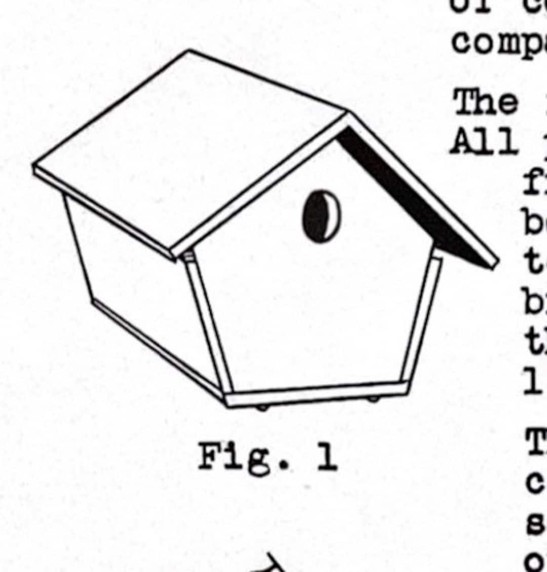 Wren Bird House Plans (download) - Etsy