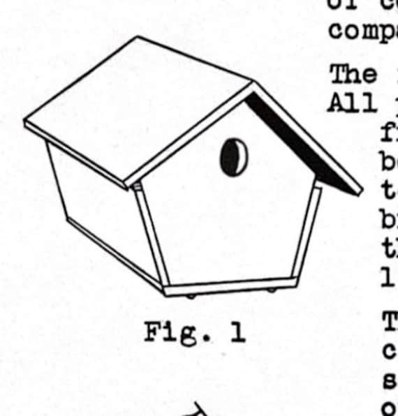 Wren House Plans 1 X 6