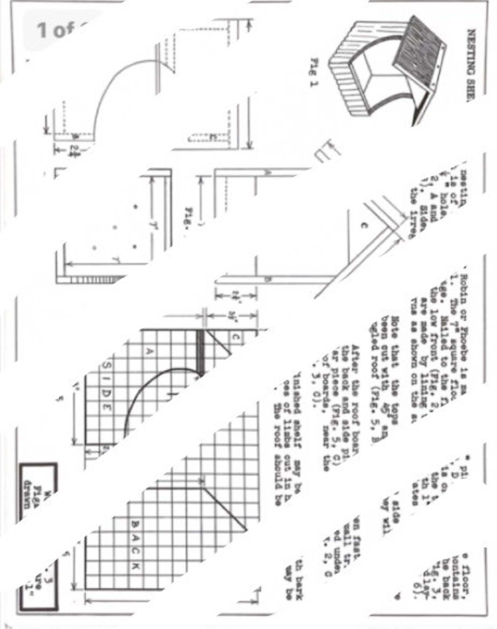 Robin Nesting Shelf Plan (download) - Etsy