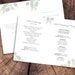 Wedding Program Editable Download, With Microsoft Word Template. With a ...