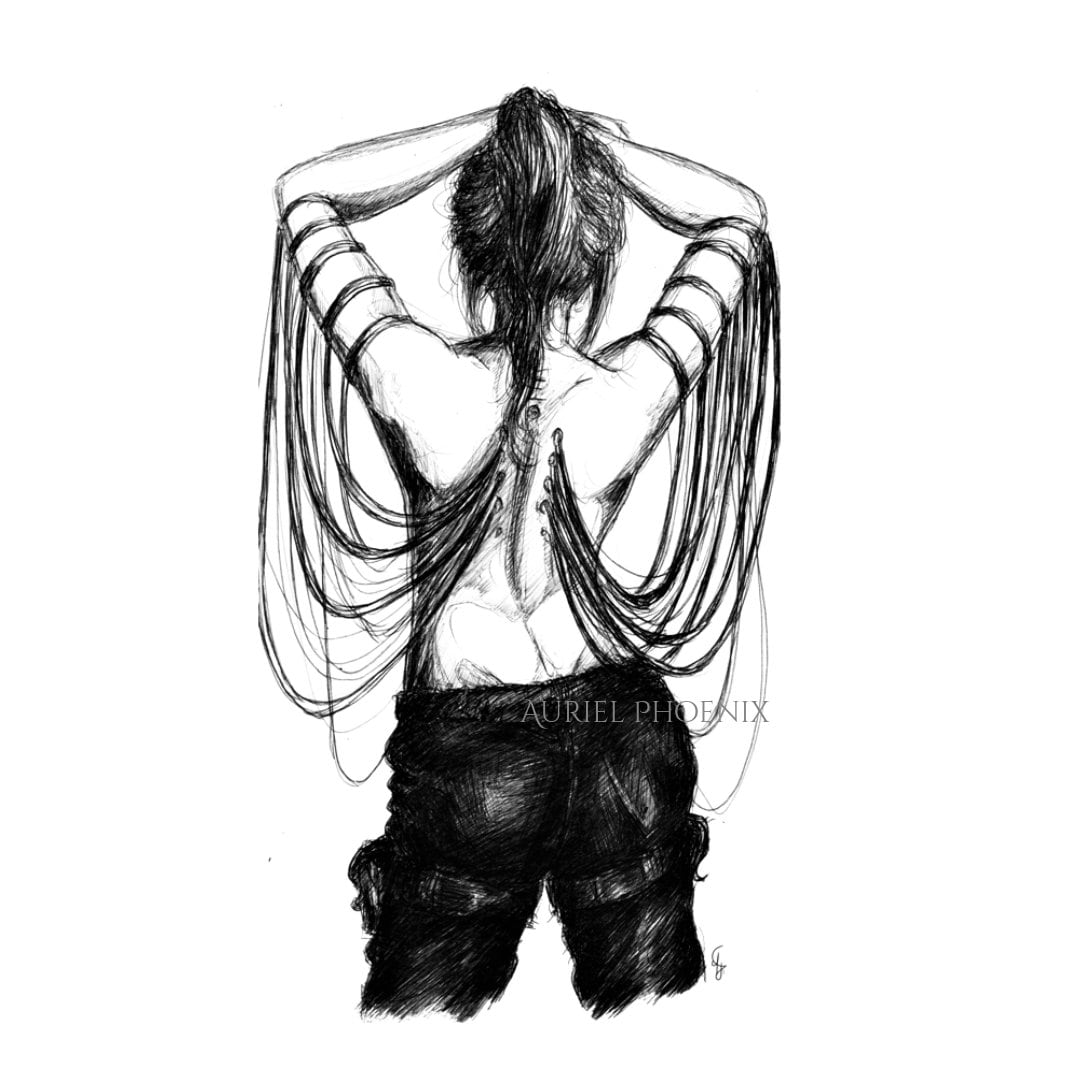 Science Fiction Poster techromancer Girl Sci-fi Art Print Ink Art ...