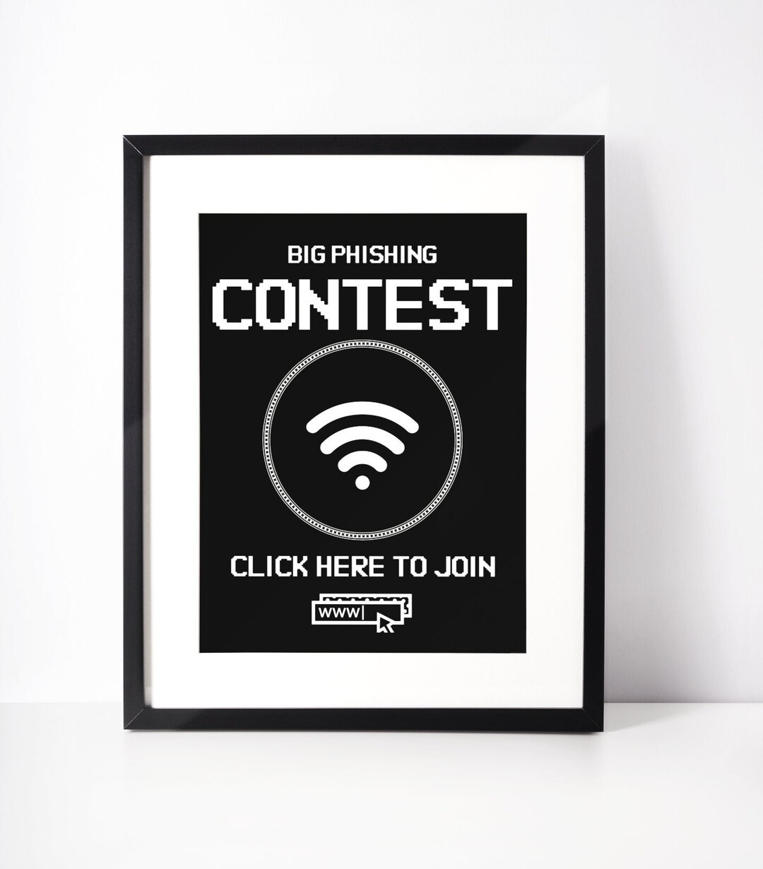 Funny Computer Wall Decor - Cyber Security Poster - Nerdy Office Art ...