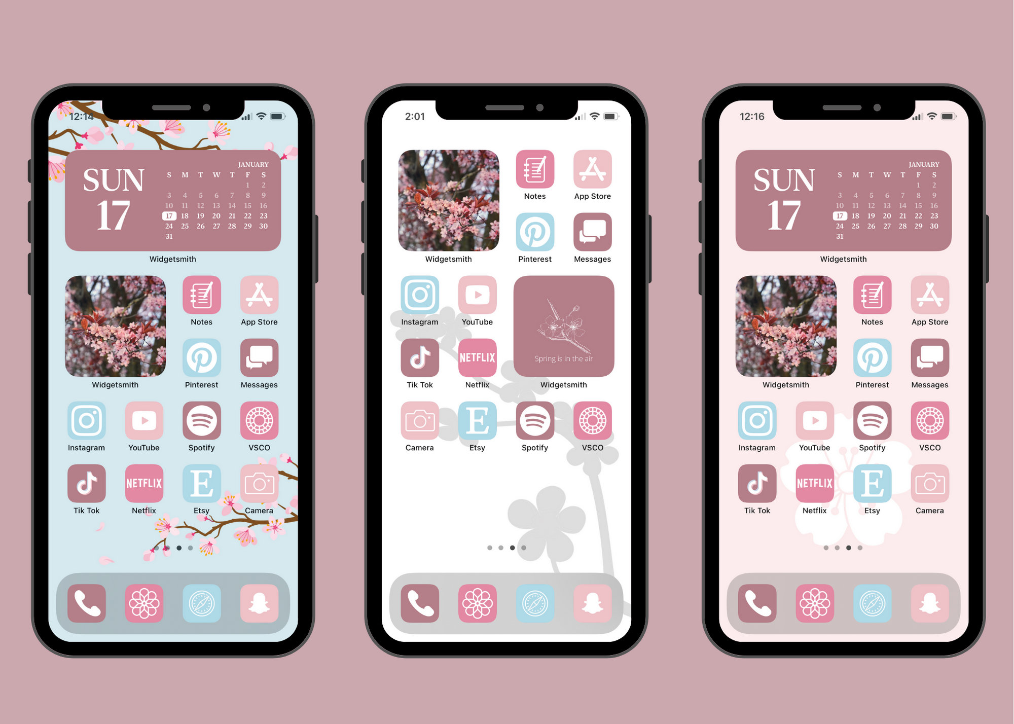 Cherry Blossom SPRING AESTHETIC App Icons Iphone Ios 14 15 - Etsy Canada