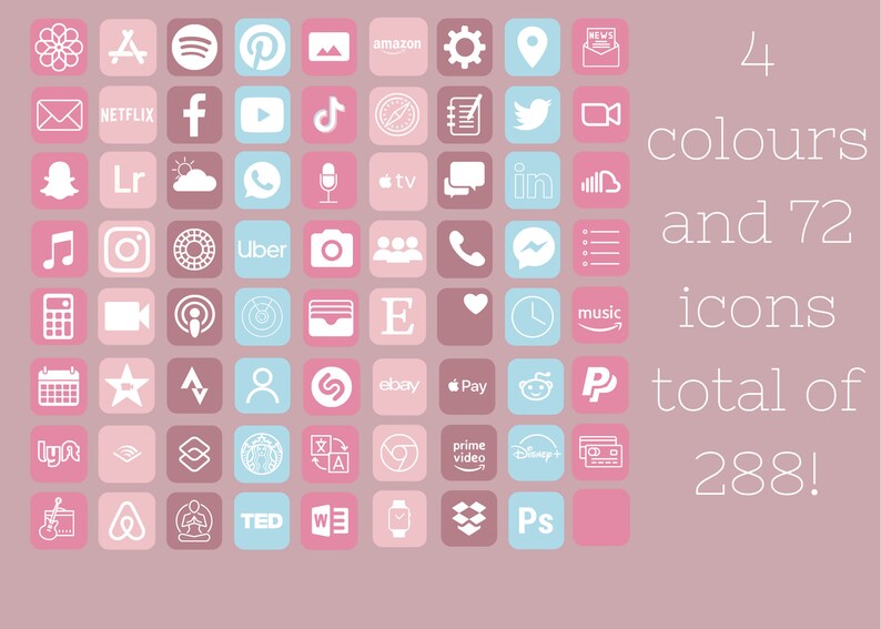 Cherry Blossom SPRING AESTHETIC App Icons Iphone Ios 14 15 - Etsy Canada