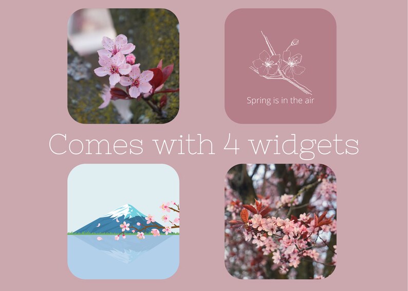 Cherry Blossom SPRING AESTHETIC App Icons Iphone Ios 14 15 - Etsy Canada