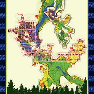 Moosehead Lake Depth Maps - Etsy