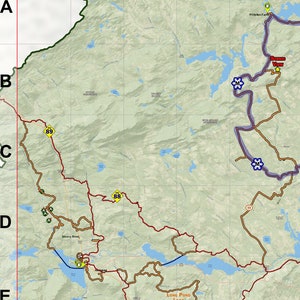 2024-2025 Maine Snowmobile Trail Map Atlas - Etsy