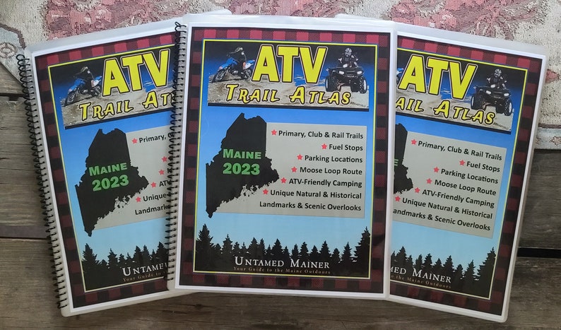 2025 Maine ATV Trail Map Atlas - Etsy