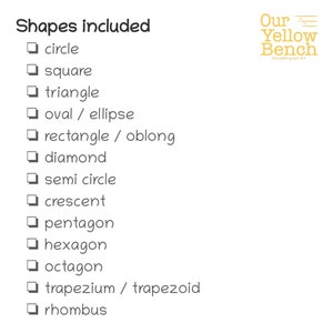 Real Life (nonfiction) Classroom 2D Shape Posters With Photographs - Etsy