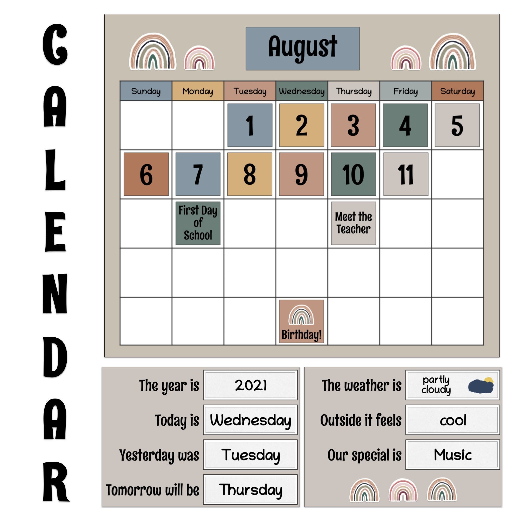 Boho Rainbow Calendar BOHO RAINBOW Simple Calendar in 2022 Boho rainbow ... Boho Rainbow Calendar BOHO RAINBOW Simple Calendar in 2022 Boho rainbow ...