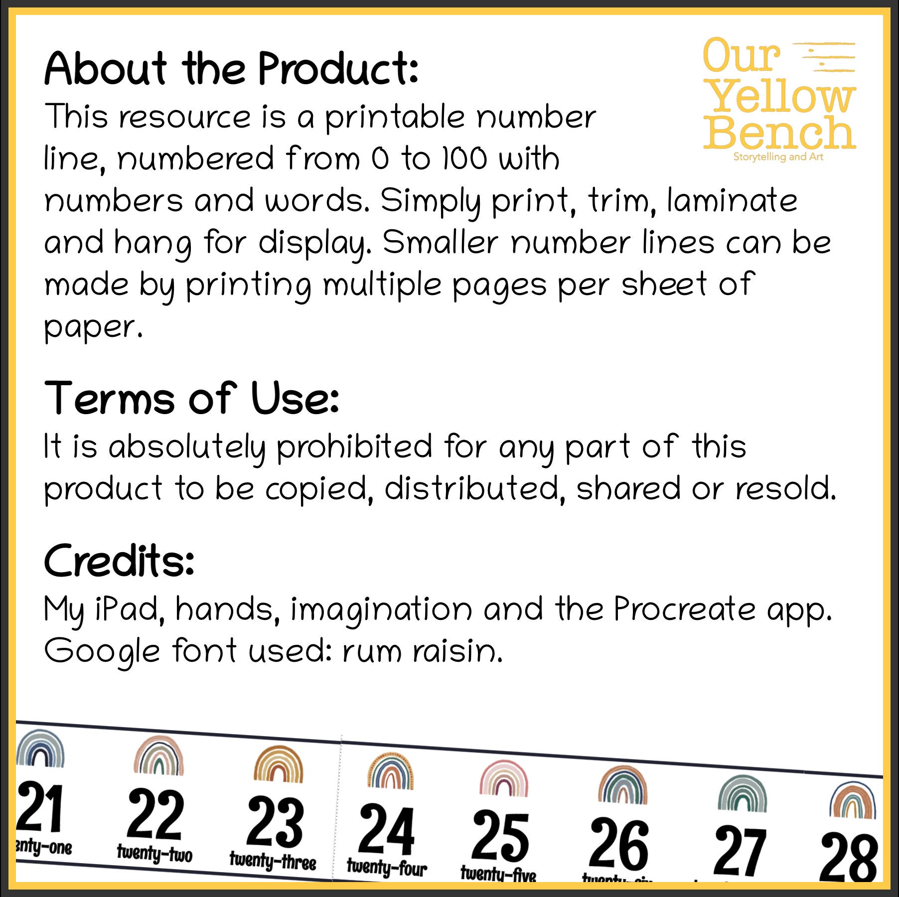 Boho Rainbow Number Line Numberline 0-120 Boho Classroom - Etsy