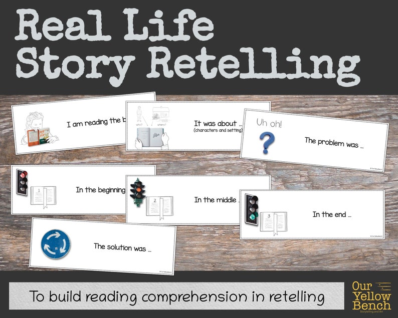 Real Life (nonfiction) Classroom Story Retelling Cards - Etsy