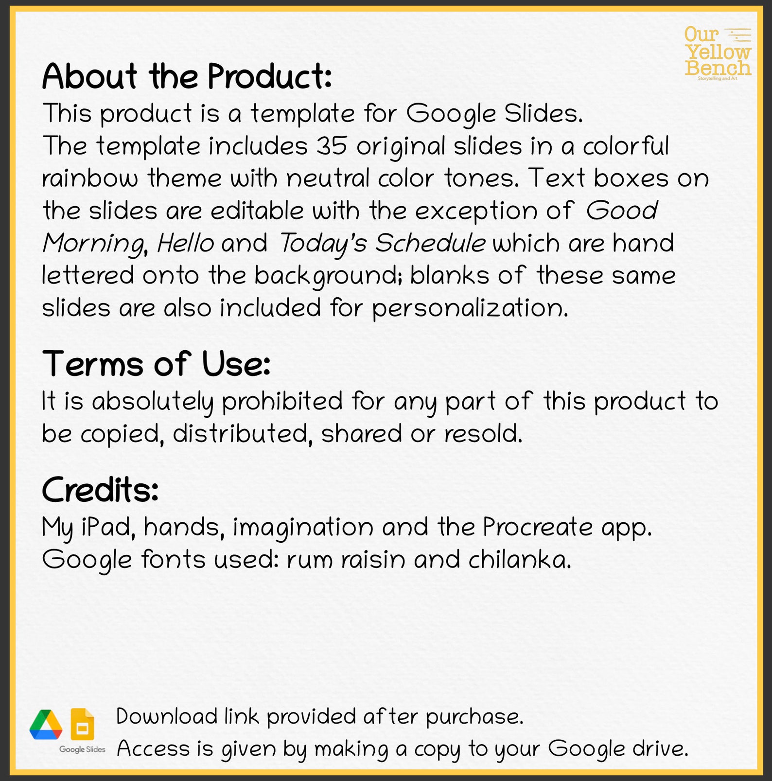 Colorful Rainbow Google Slides Template for Teachers - Etsy