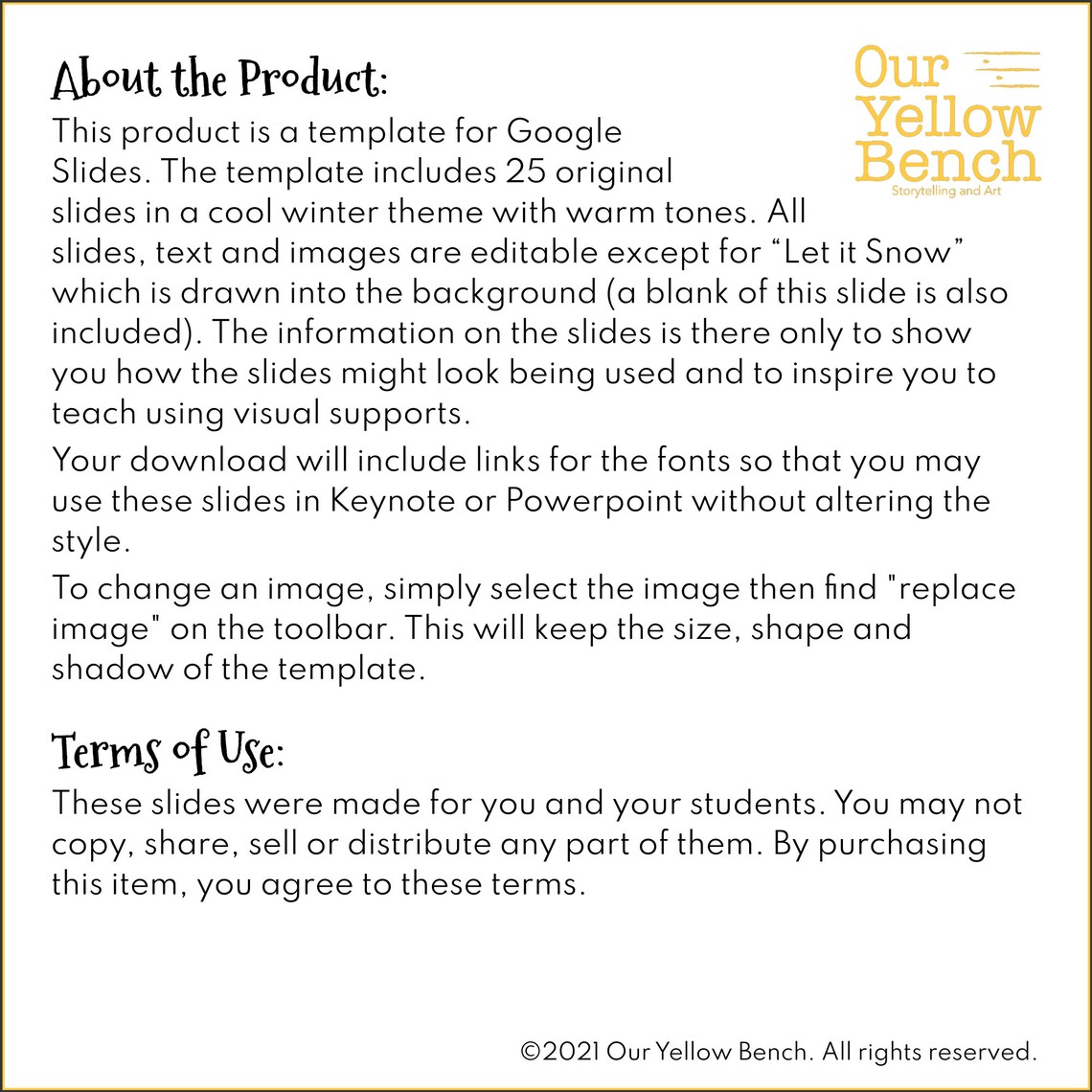 Winter Theme Google Slides Template for Teachers - Etsy