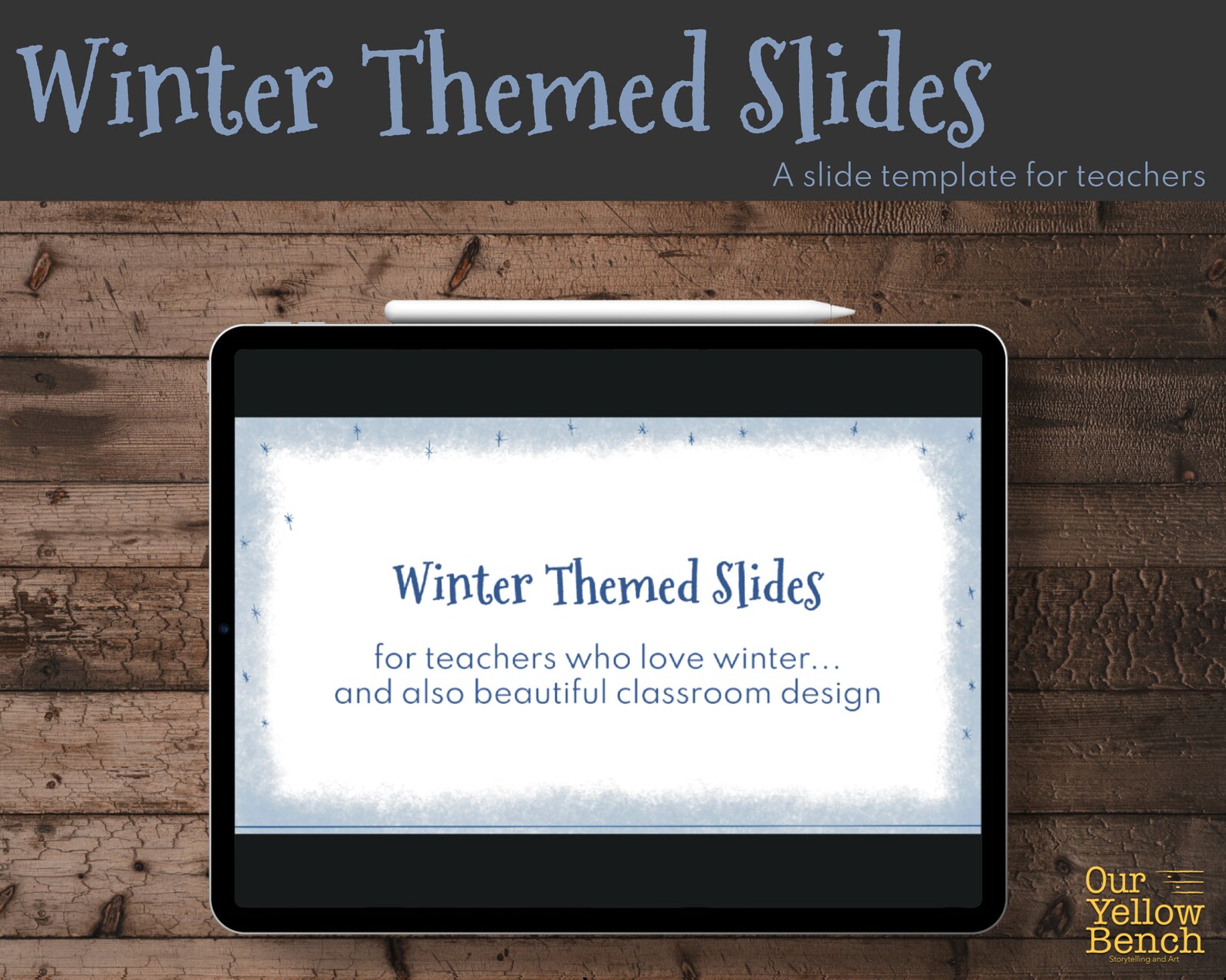 Winter Theme Google Slides Template for Teachers - Etsy