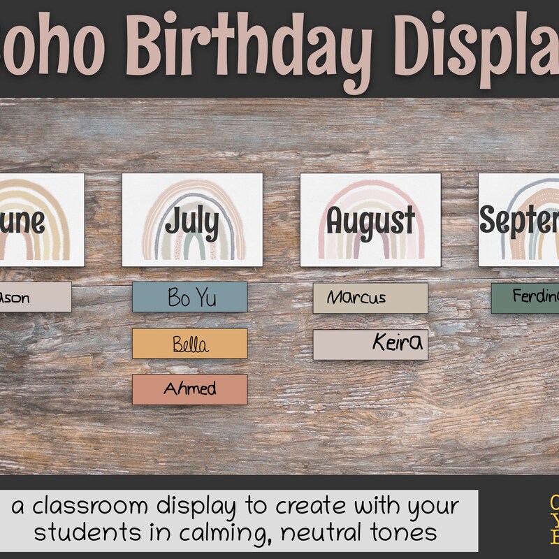 Boho Rainbow Birthday - Etsy