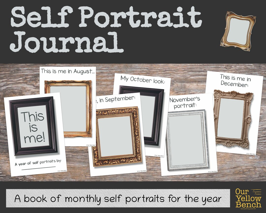 Self Portrait Journal for Every Month of the Year - Real Life ...