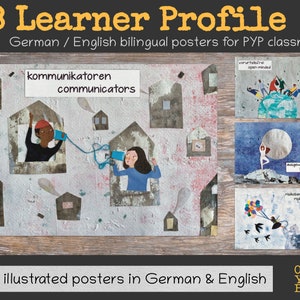 10 IB Learner Profile Posters - German and English - Etsy Australia