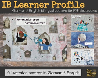 PYP Learner Profile Library Bunting - Etsy