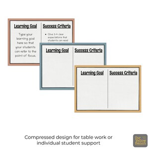 Visible Learning Focus Display in a Boho Rainbow Classroom Theme - Etsy