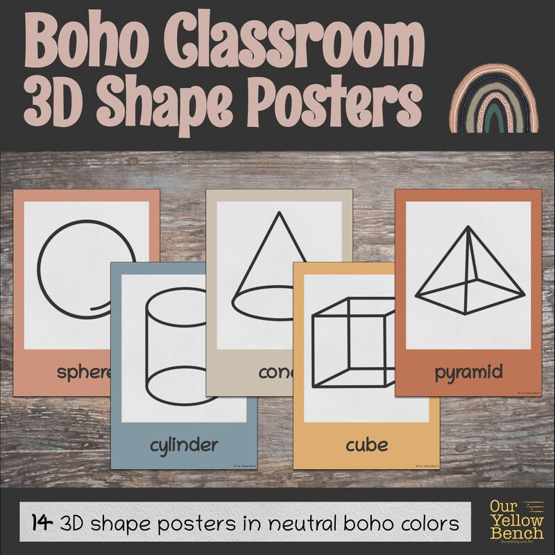 Shapes Anchor Chart - Etsy