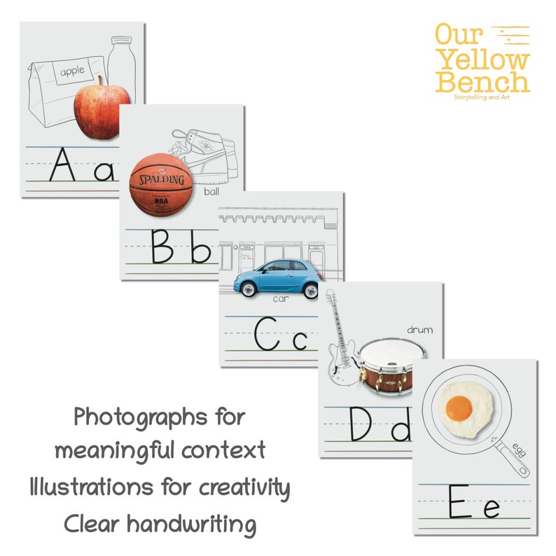 Real Life (nonfiction) Classroom Alphabet Posters With Photographs - Etsy