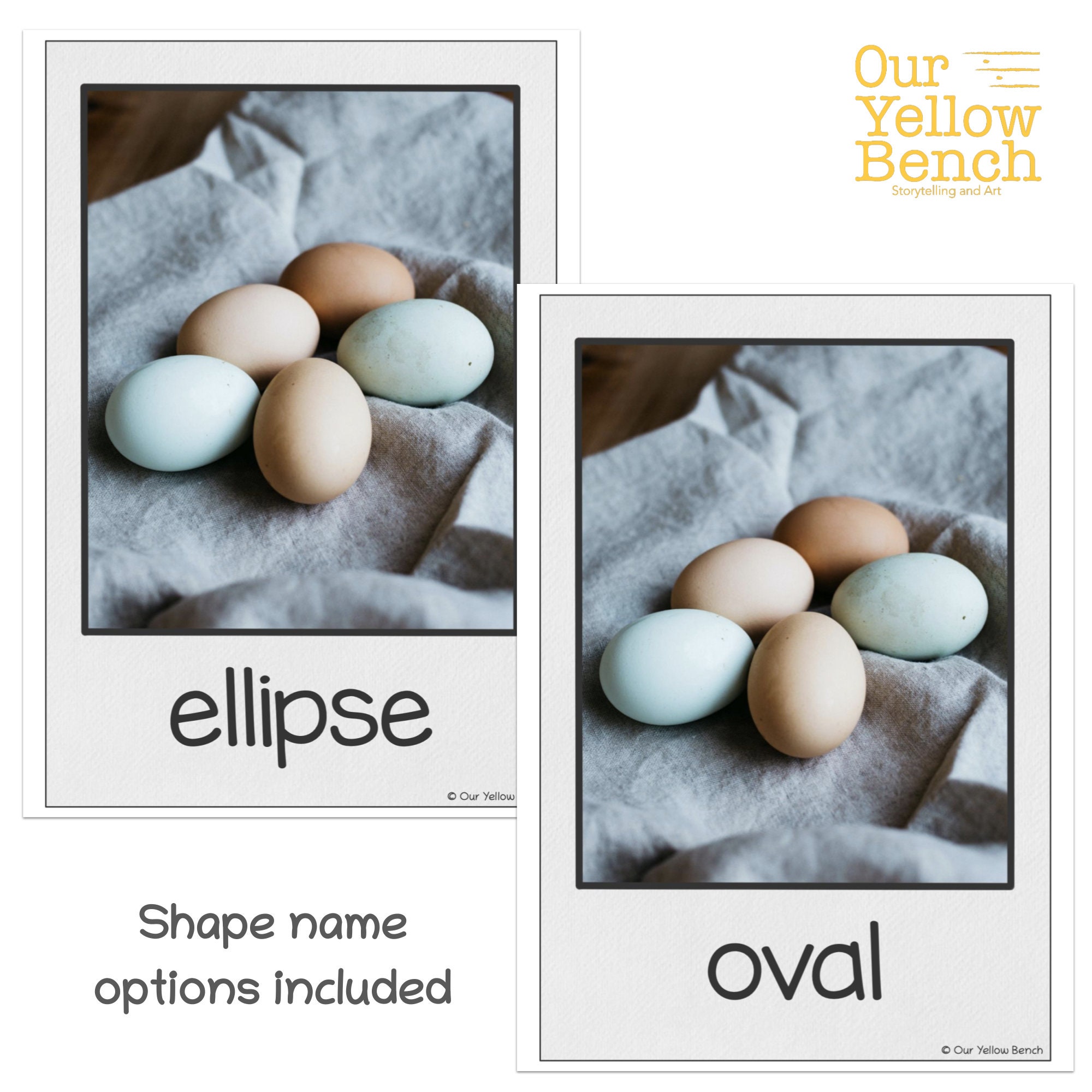 Real Life (nonfiction) Classroom 2D Shape Posters With Photographs - Etsy
