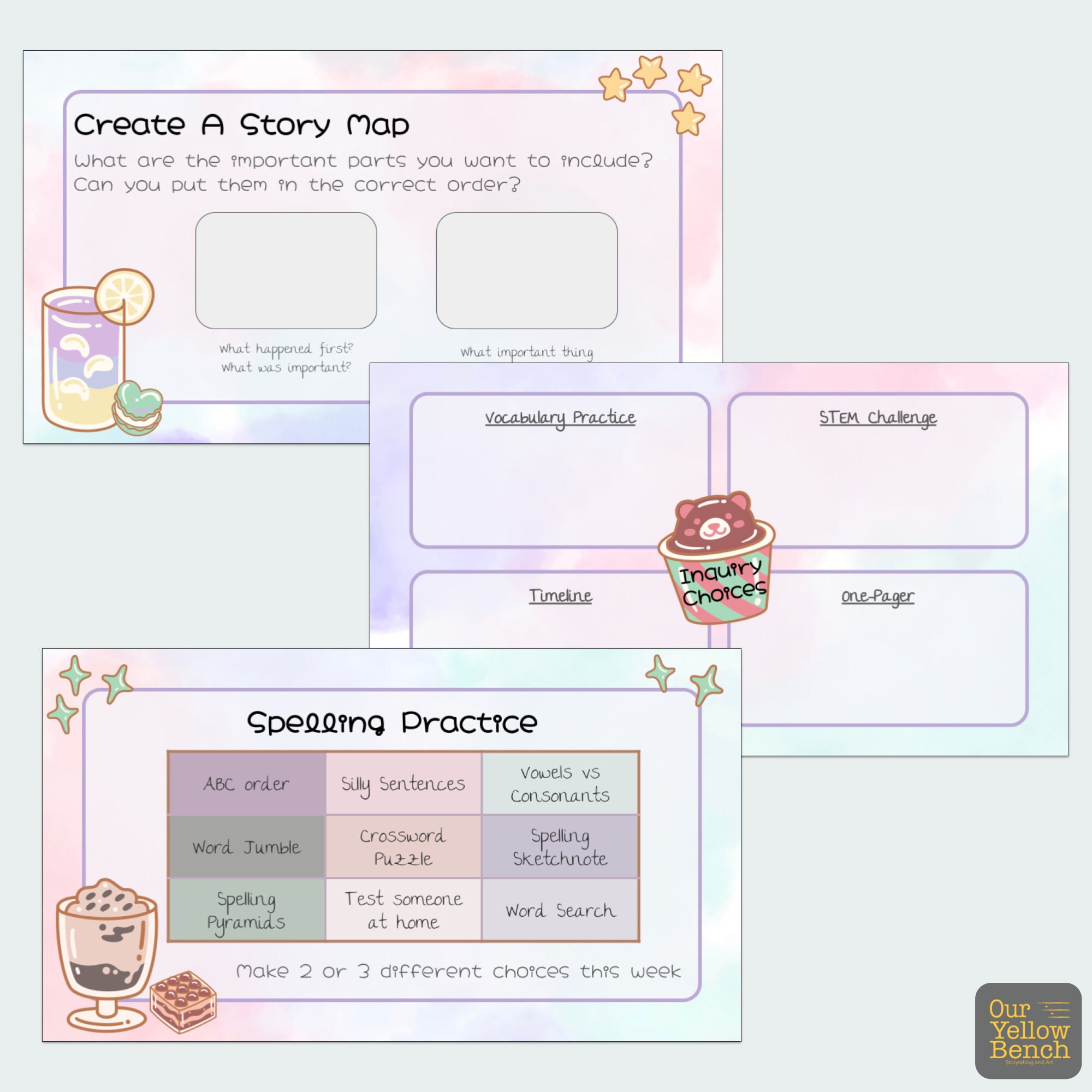 Cute Slide Template for Teacher - Etsy