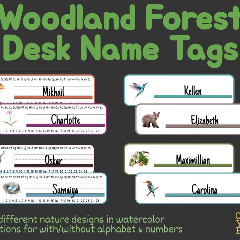 Woodland Classroom Theme - Etsy