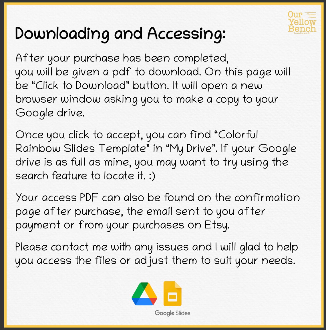 Colorful Rainbow Google Slides Template for Teachers - Etsy