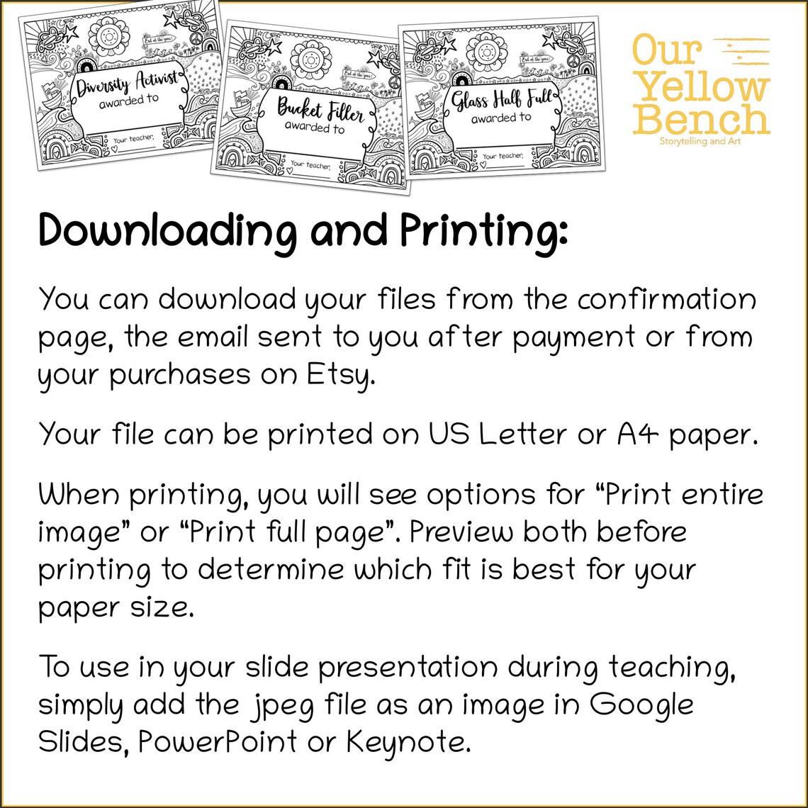 End of School Year Awards for Students Mindful Coloring - Etsy