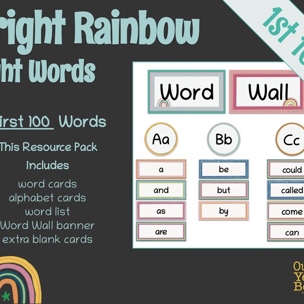 First Grade Sight Words Printable - Etsy