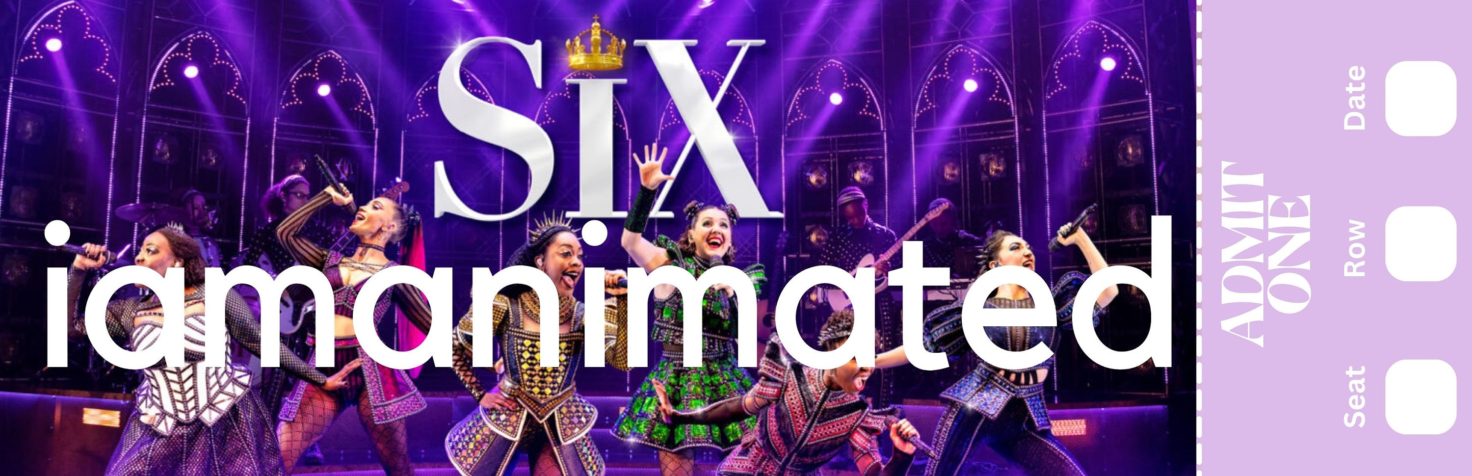 Six the Musical Digital Download Ticket Stub Keepsake Printable Ticket ...