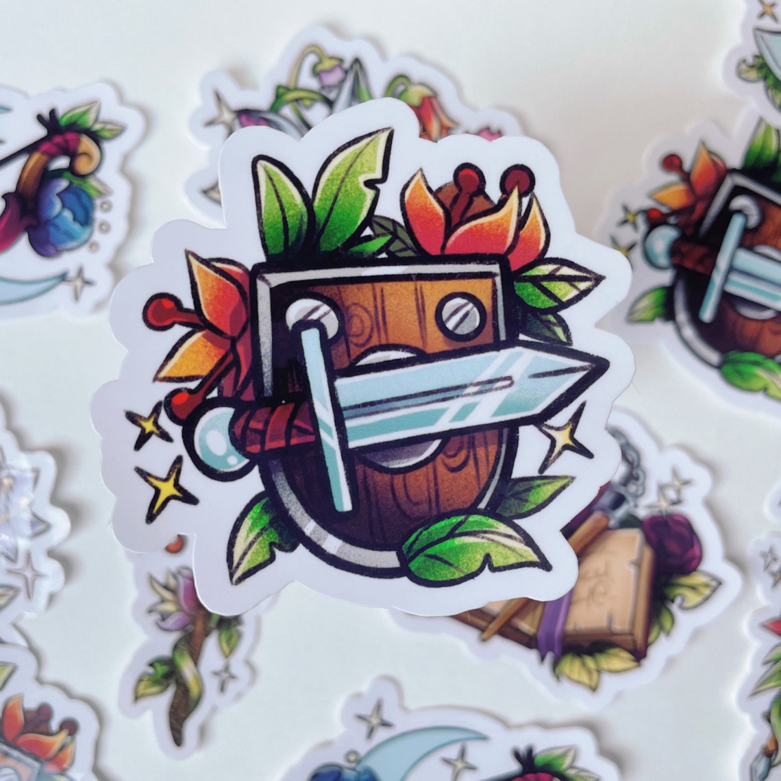 DnD Stickers D&D Stickers RPG Stickers Role Playing Game | Etsy