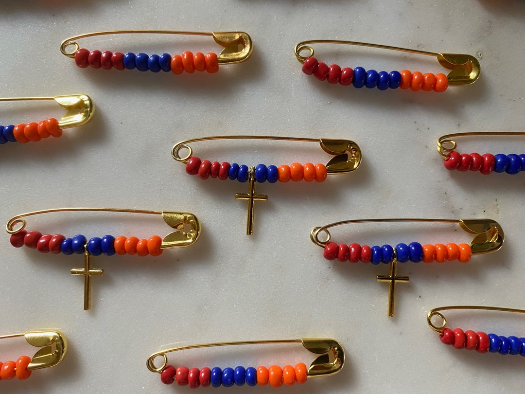 Armenian Flag Beaded Pin/brooch With and Without Cross - Etsy