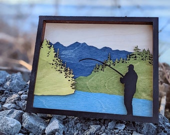 Fly Fishing Fly Shadow Box - Etsy