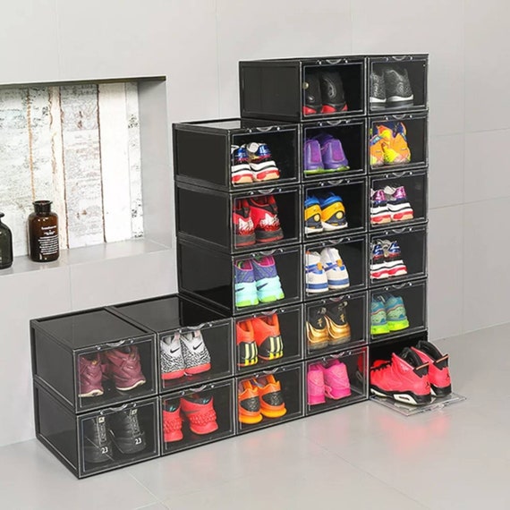 Stacked Sneaker Boxes