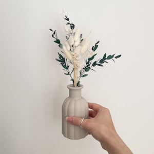 Boho Mini Dried Flower Bouquet With Vase Option | Small Flower ...
