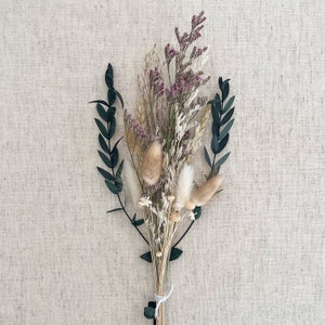 Boho Mini Dried Flower Bouquet With Vase Option | Small Flower ...