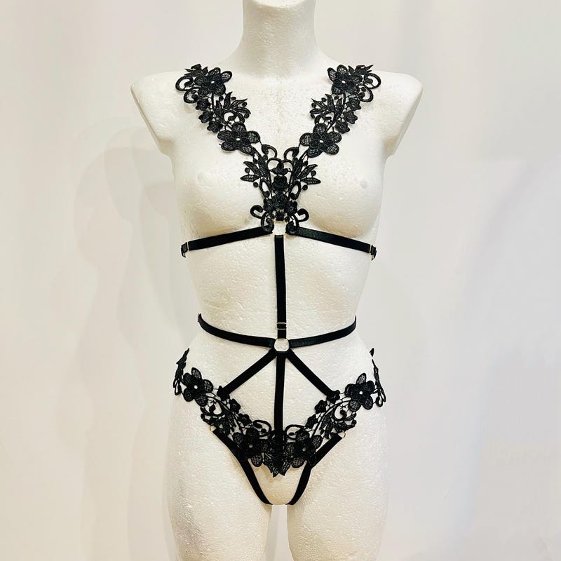 Lace Body Harness - Etsy
