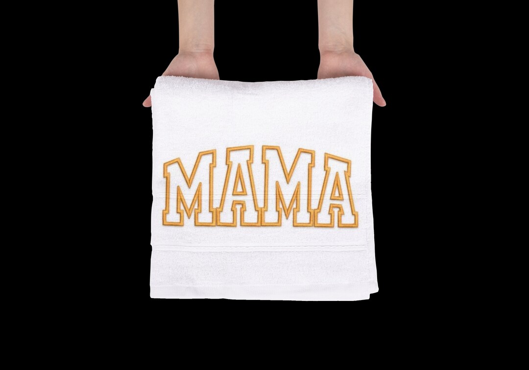MAMA Embroidery Applique Digital Font Machine Design Mothers Day 5 ...