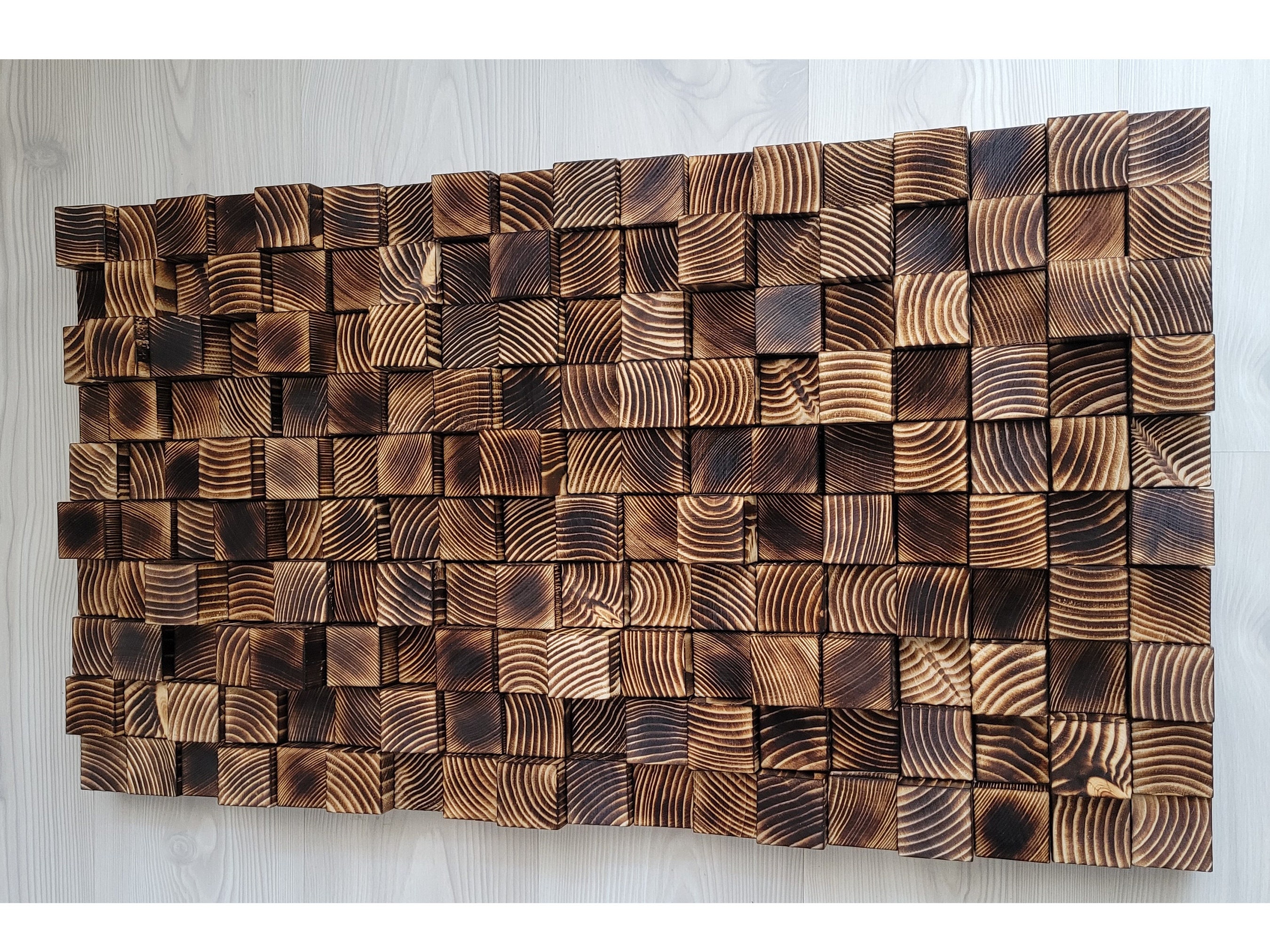 Esche Holz Wandkunst Moderne Holzkunst Wand 3D Wandkunst - Etsy Österreich