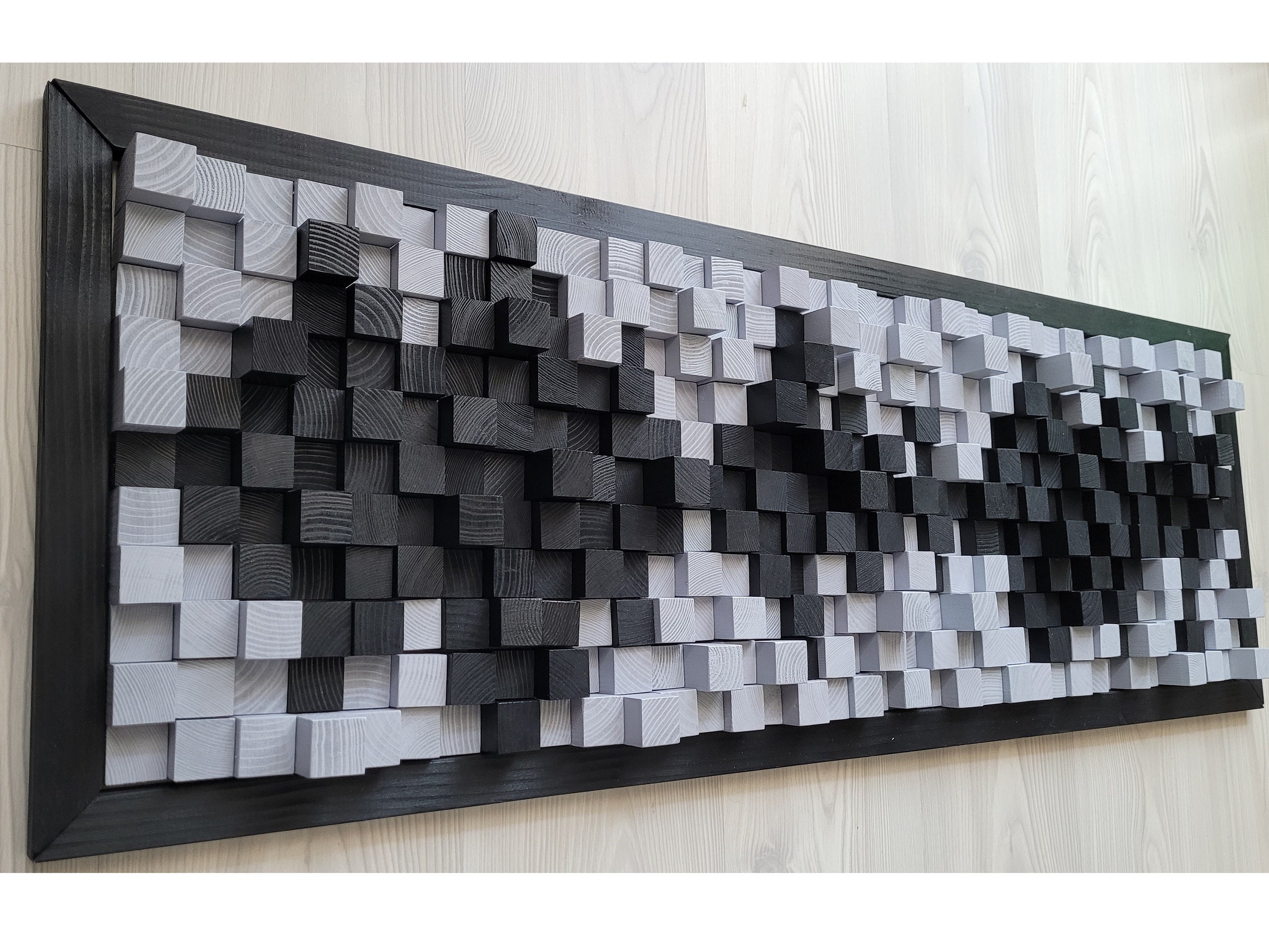 Sound Wave Wood Wall Art 3D Wood Wall, Wood Soundwave Art, Wall Hanging ...
