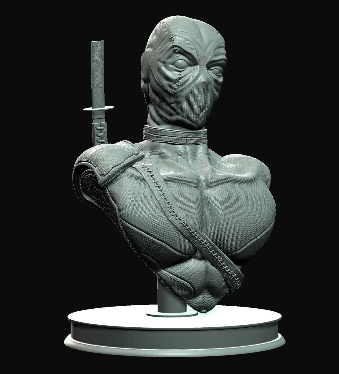 Deadpool Bust STL file for 3D Print | Etsy