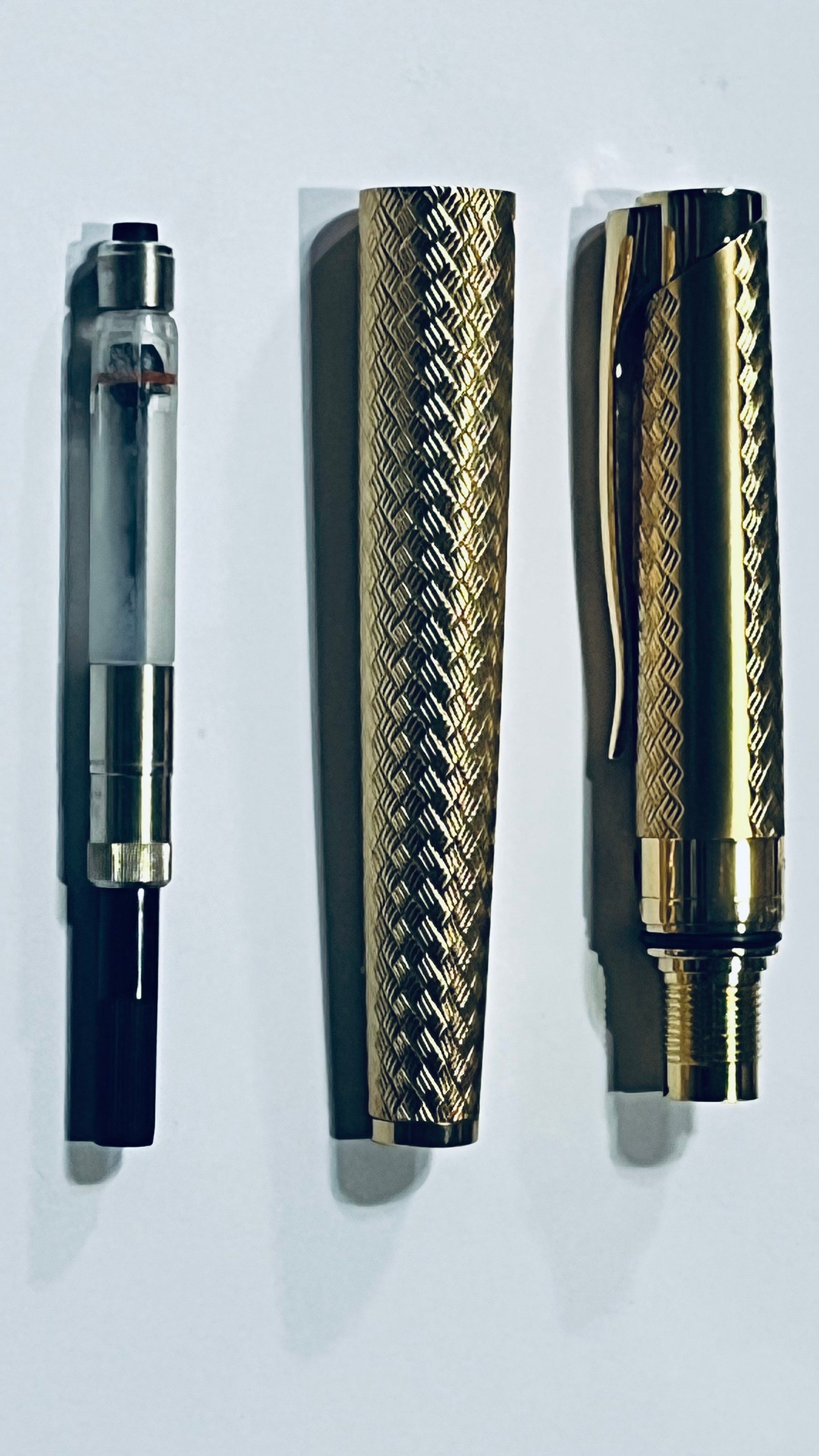 Waterman Letalon 18k NIB Fountain Pen and Rollerball Pen in Original ...