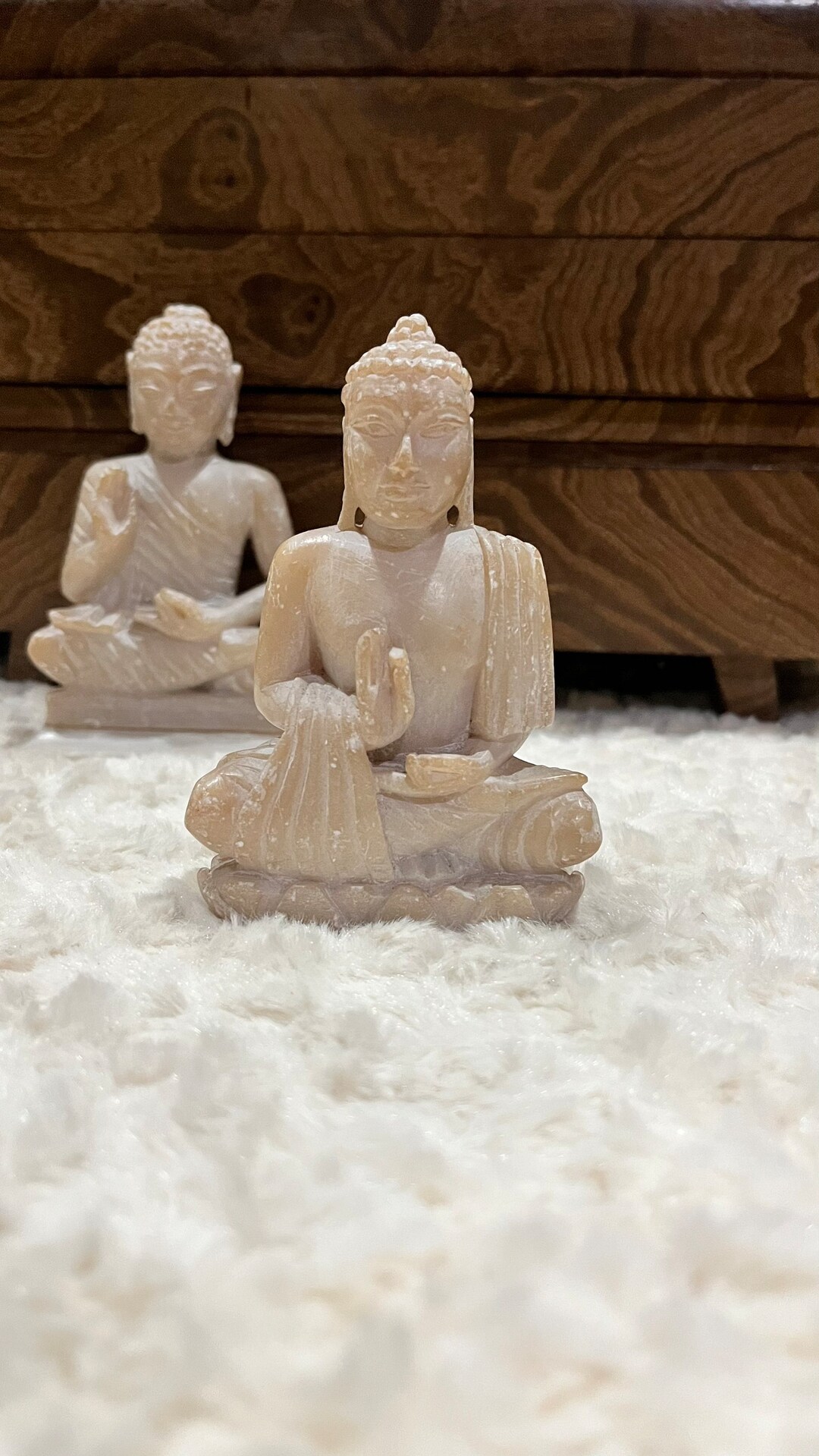 Vintage Soapstone Thai Buddha Statue Display 4" - Etsy